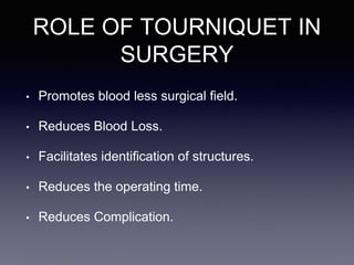 Tourniquet 1st half | PPTX