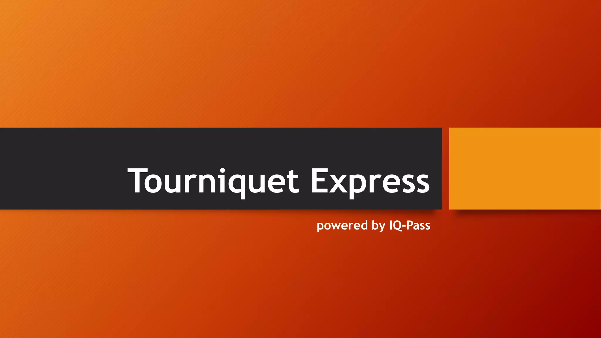 Tourniquet express | PPTX | Business | Business and Finance