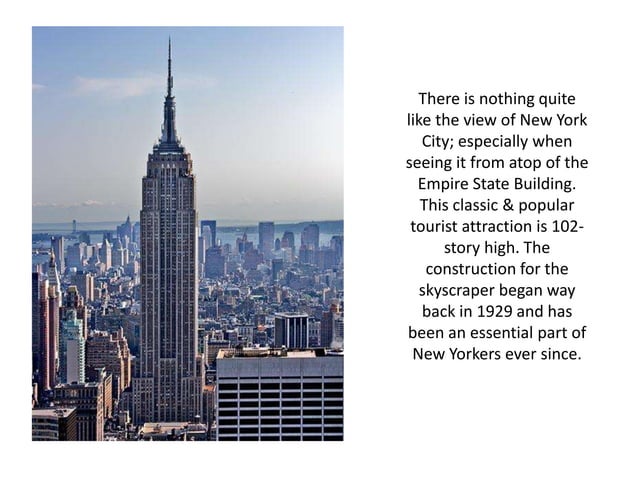 Tour of New York City Landmarks | PPTX | National & Civic Holidays ...