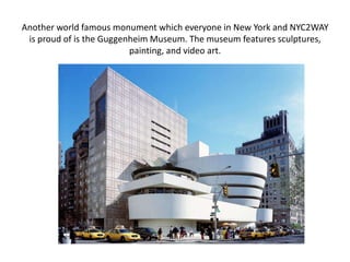 Tour of New York City Landmarks | PPTX