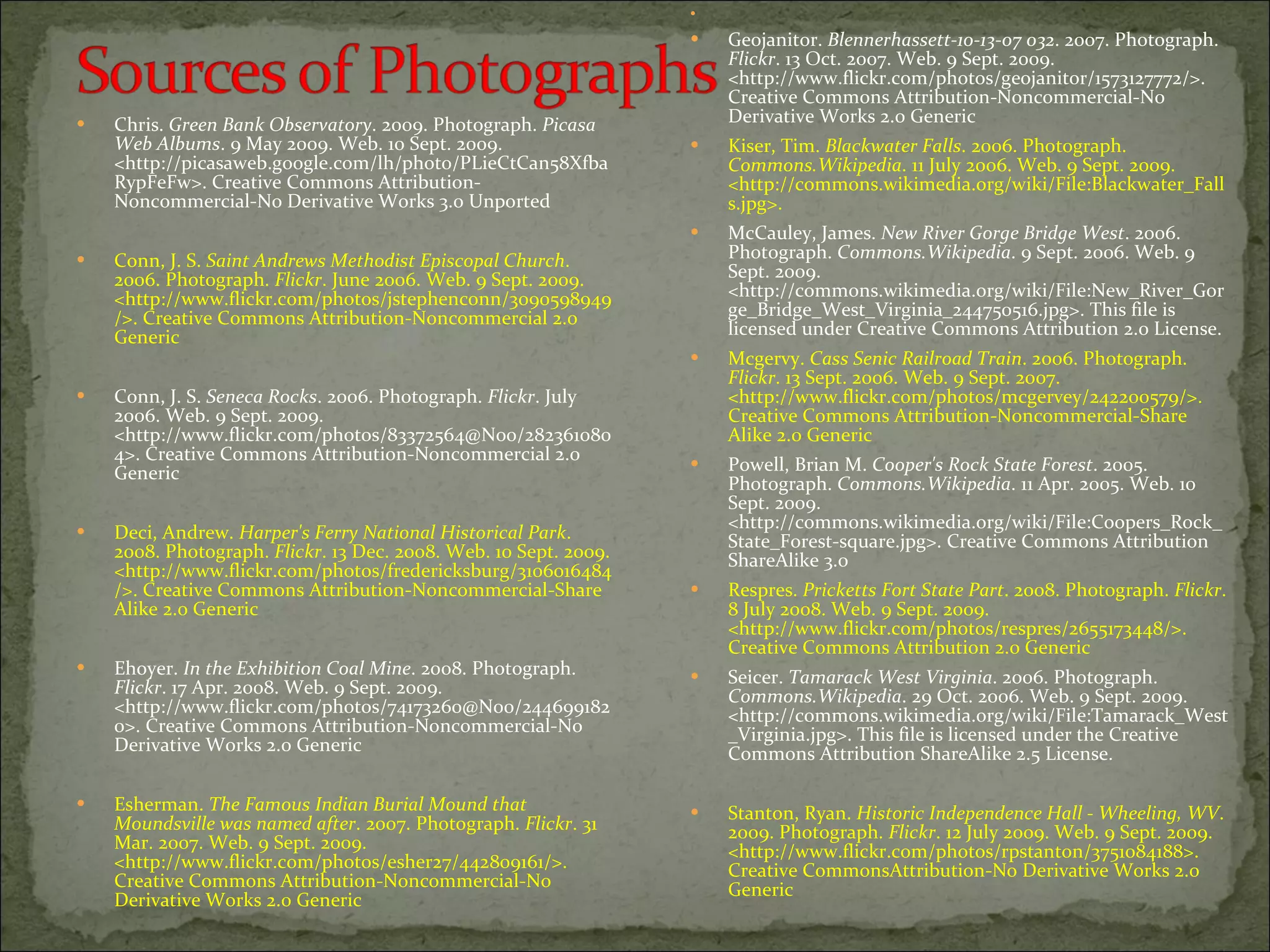 Tour of west virginia | PPT