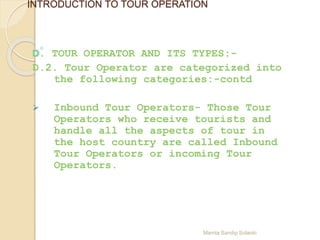 Tour Operations Management | PPTX