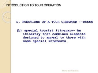 Tour Operations Management | PPTX