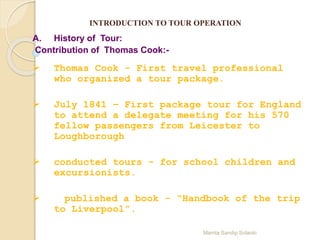 Tour Operations Management | PPTX