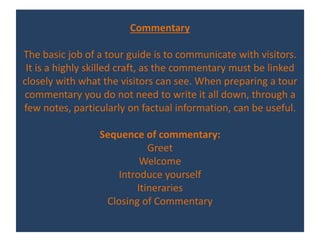 Tour operation introduction | PPT