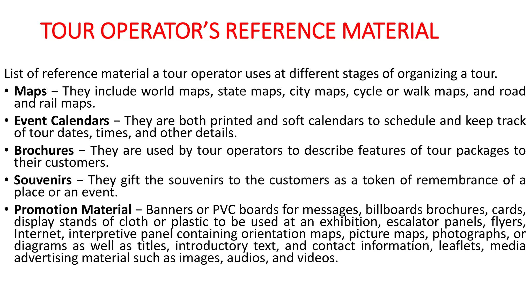 TOUR OPERATOR & TYPES OF TOUR OPERATOR .pptx