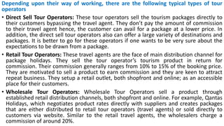 TOUR OPERATOR & TYPES OF TOUR OPERATOR .pptx