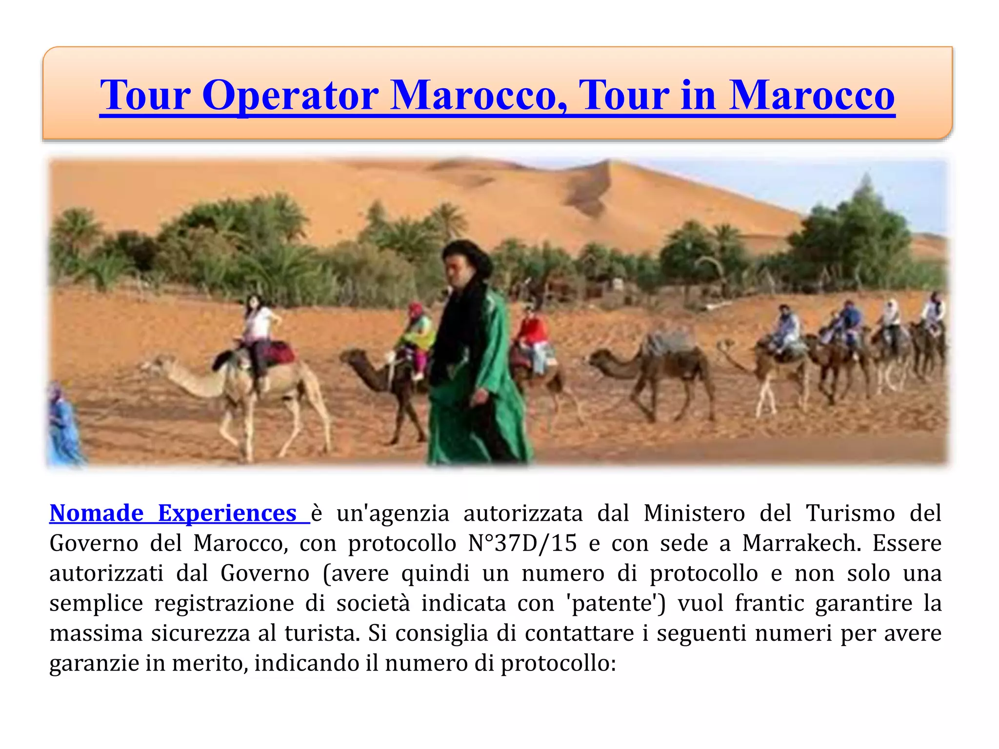 Tour operator marocco, tour in marocco | PPT