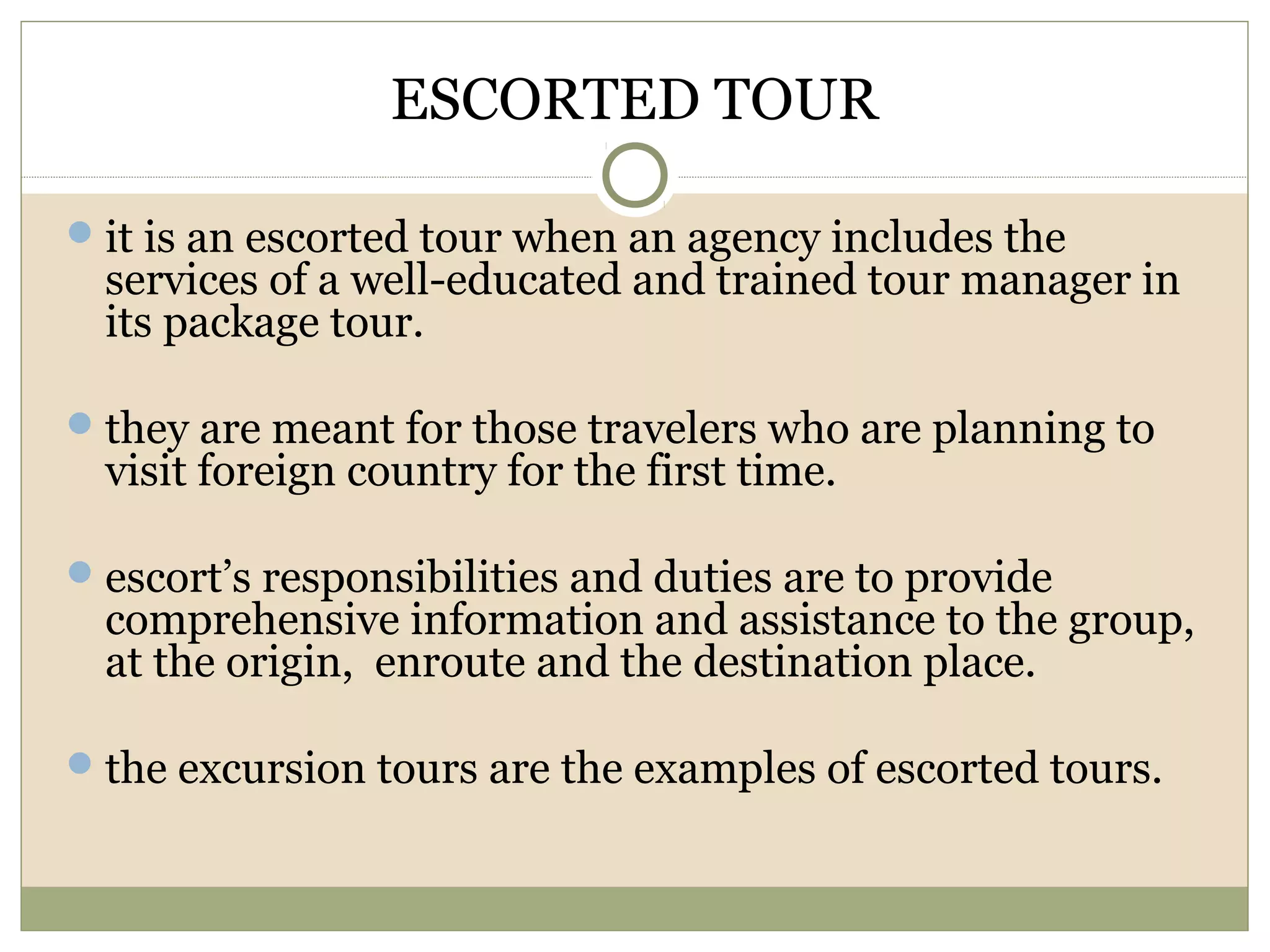 Tour package | PPT