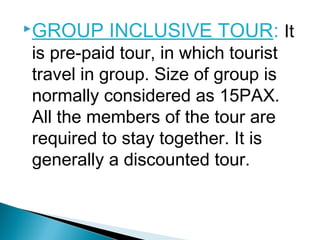 Tour package | PPT