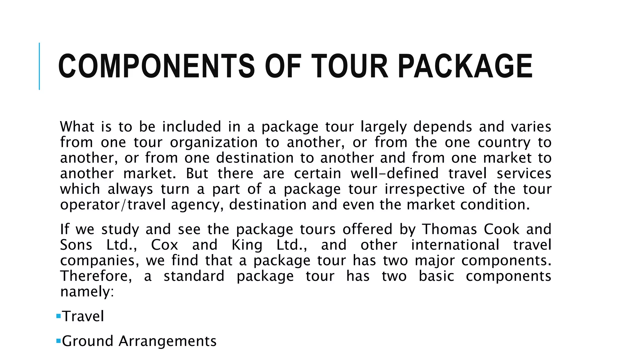Tour Packages and Itinerary Preparation .pptx