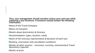 Tour Packages and Itinerary Preparation .pptx