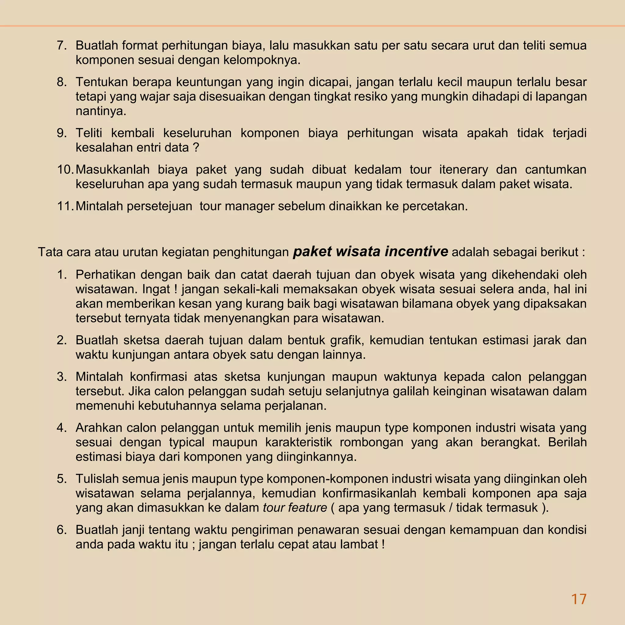 Tour panning process | PDF