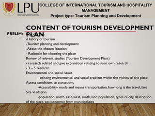 Tourism Planning and Development Introduction | PPT | Travel ...