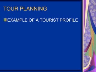 Tour planning | PPT