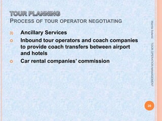 Tour planning | PPTX