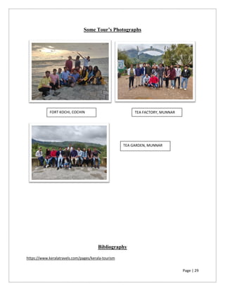 KERALA STUDY TOUR REPORT FOR TOURISM STUDENT | PDF