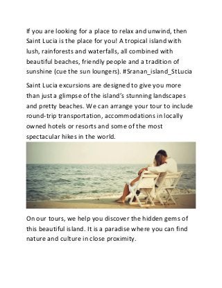 "st. lucia excursions | PDF