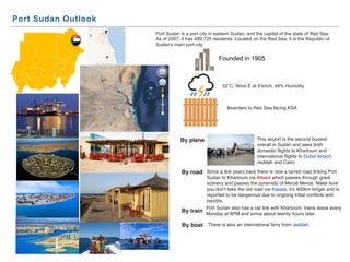 Develop Toursim sector in Sudan By Nebras Hussein Mohammed | PPT