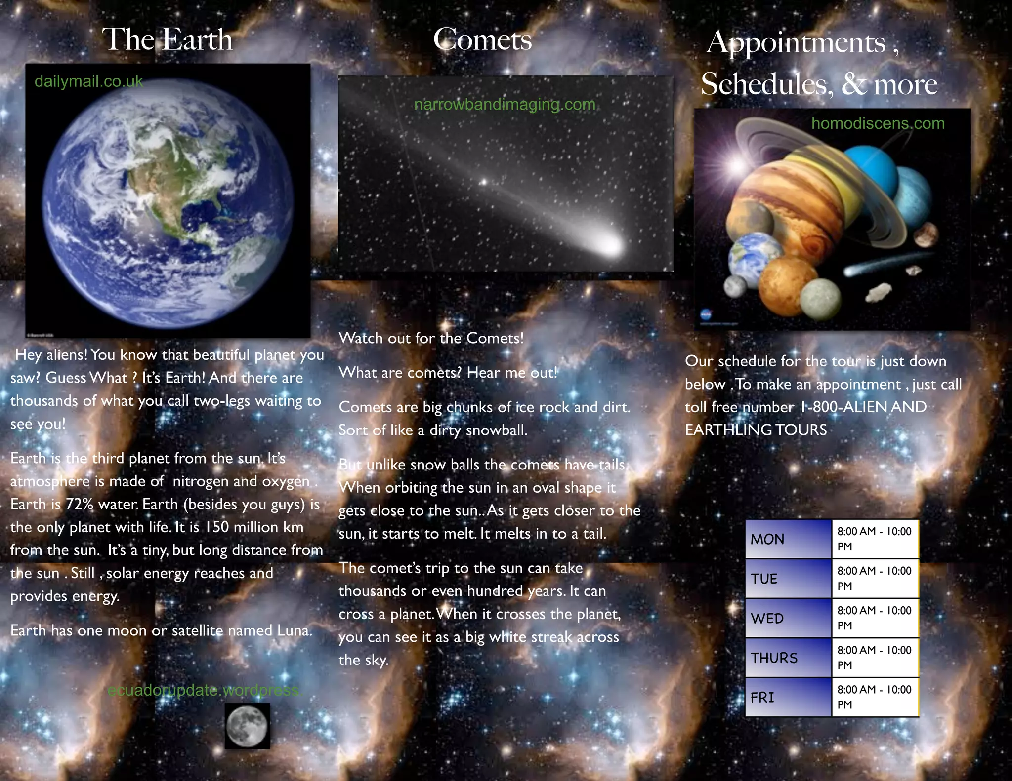 Angela M's Tour of the Milky Way | PAGES