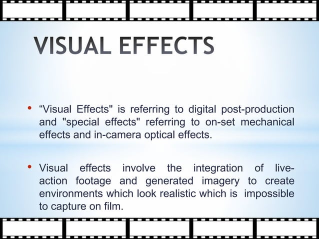 Vfx Terminologies with Examples | PPTX