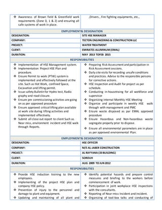 Touseef cv | DOCX