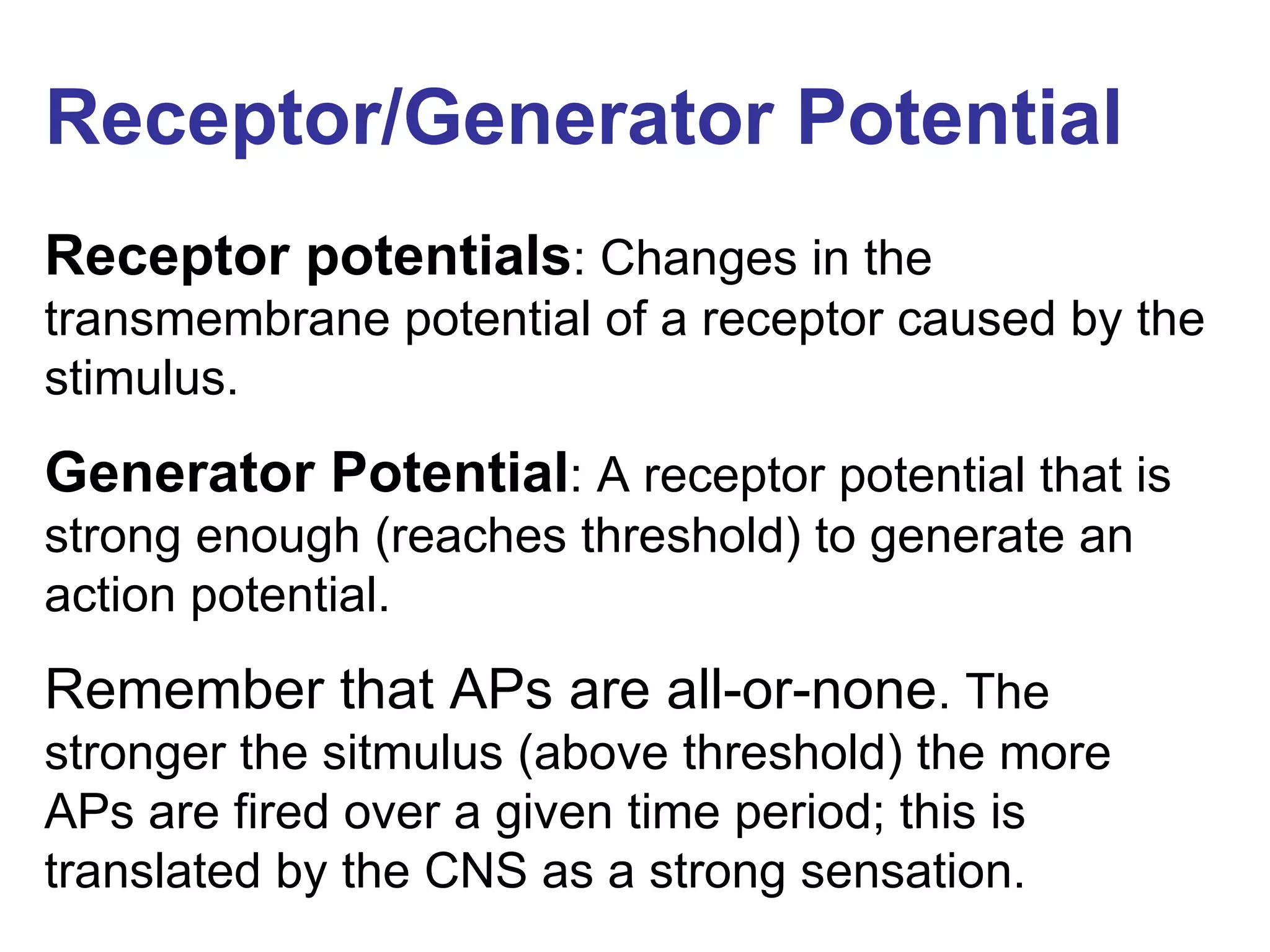 Tousif, role of receptors | PPT