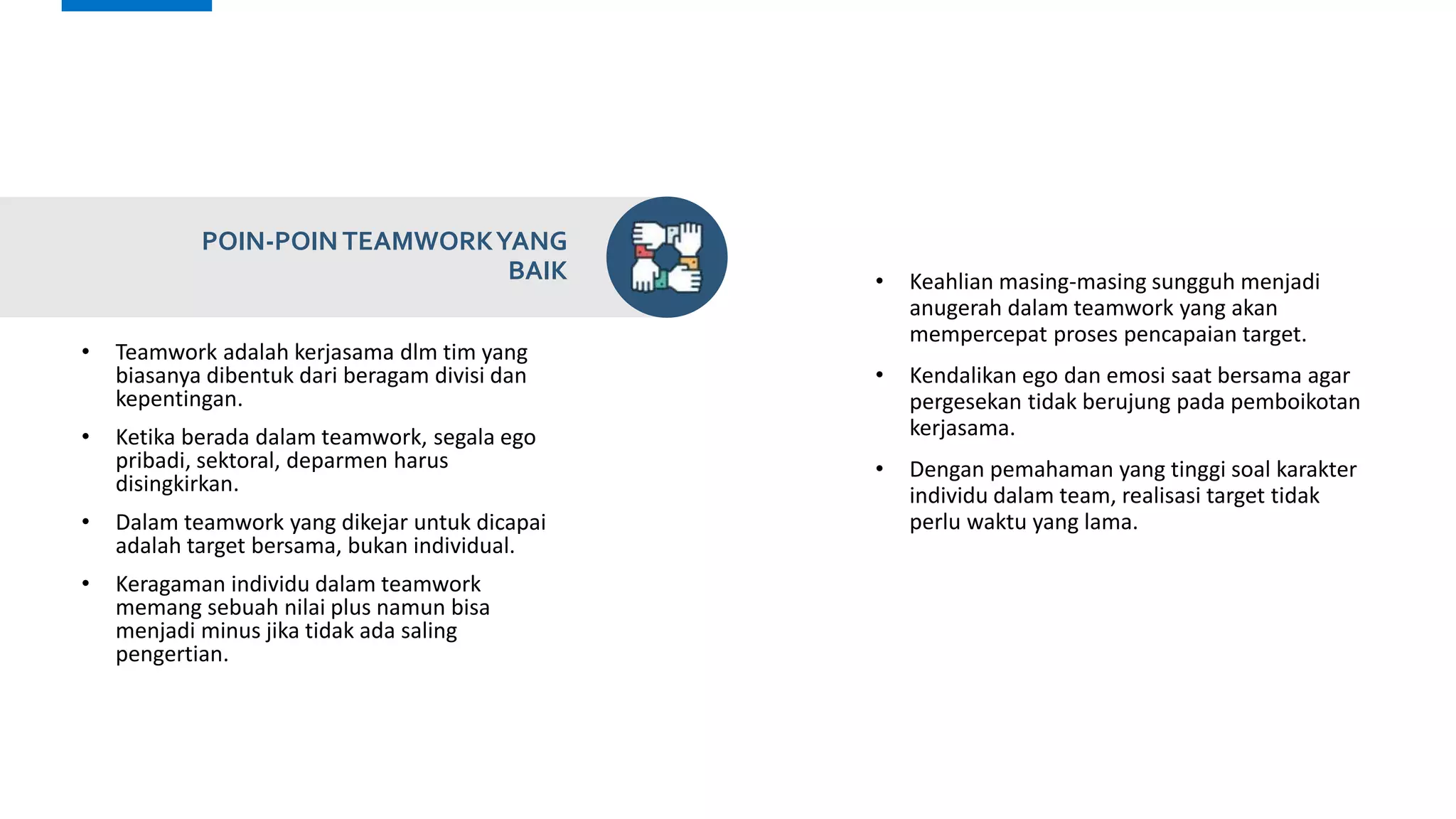 Kerjasama Kelompok (Team Work) | PPTX