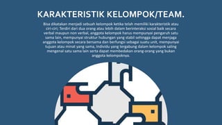 Kerjasama Kelompok (Team Work) | PPTX