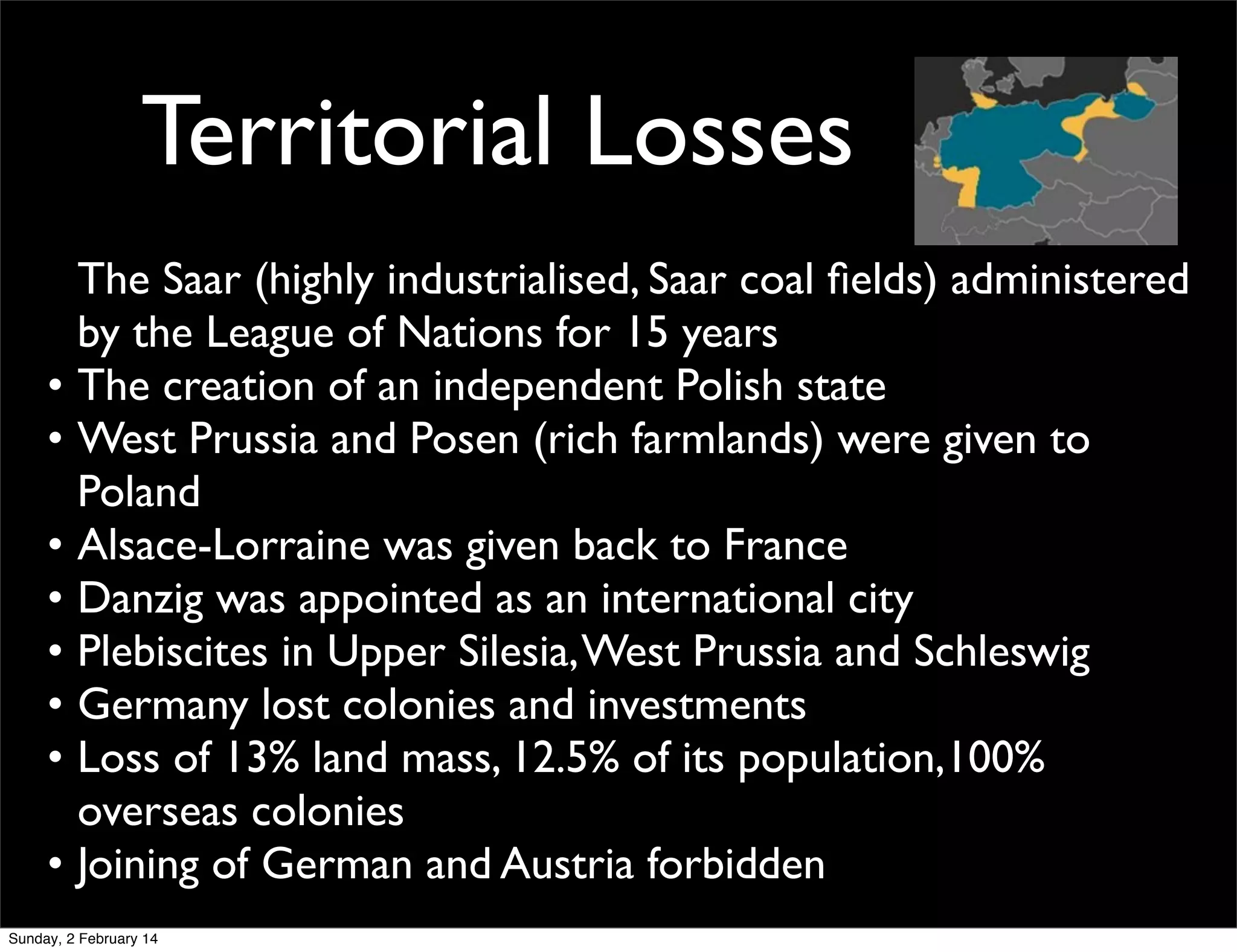 World War One: Paris Peace Settlement, Treaty of Versailles, 1919 | PDF