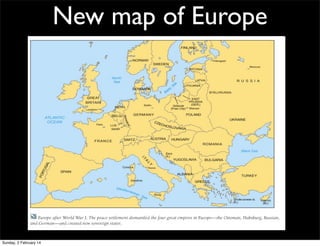 World War One: Paris Peace Settlement, Treaty of Versailles, 1919 | PDF