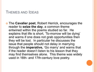 To virgins make much of time | PPTX