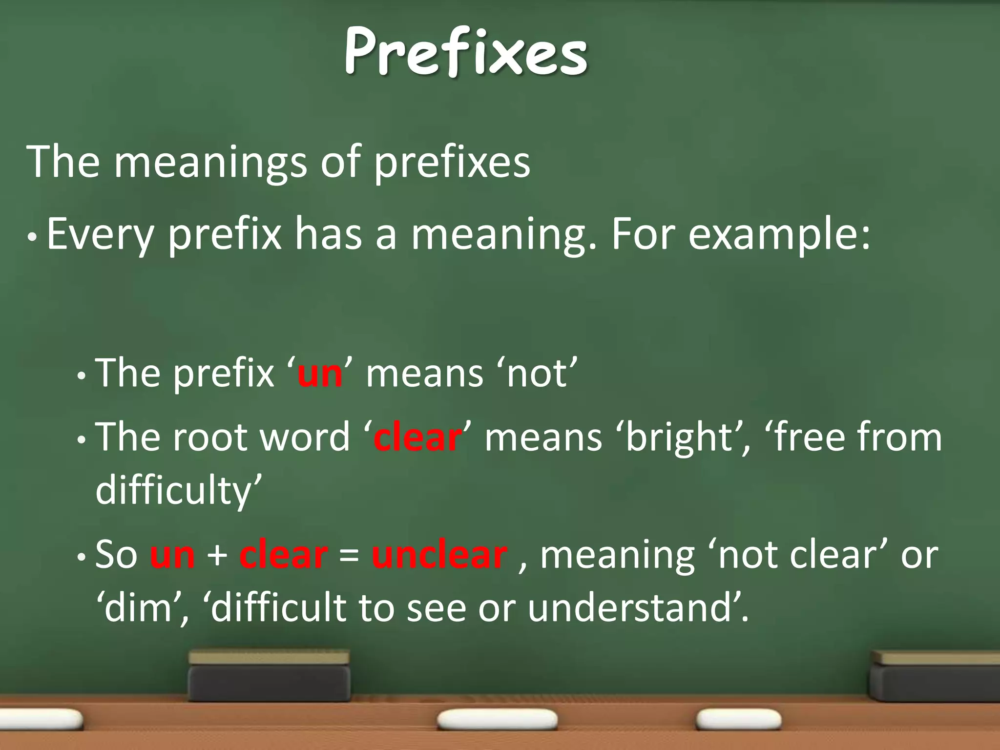 Root word, Prefix and Suffix. | PPTX