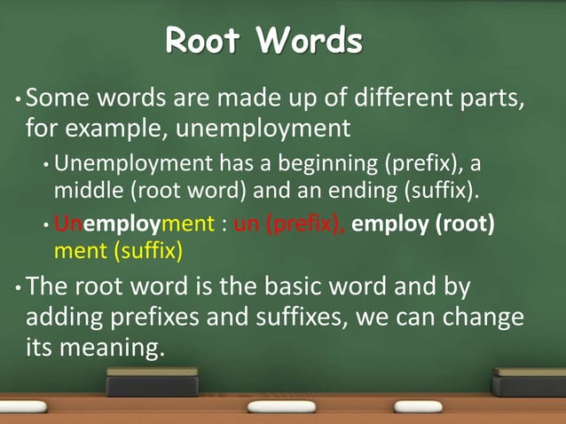 Root word, Prefix and Suffix. | PPTX