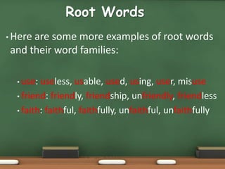 Root word, Prefix and Suffix. | PPTX
