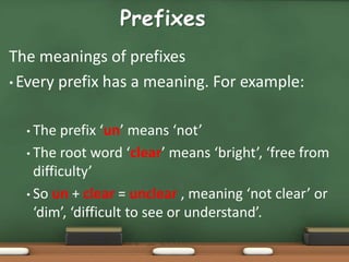 Root word, Prefix and Suffix. | PPTX