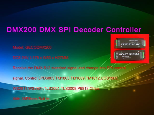 Spi digital led controller | PPT
