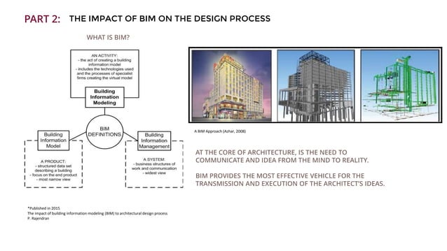 THE IMPACT OF BUILDING INFORMATION MODELLING (BIM) ON THE ARCHITECTURAL DESIGN PROCESS | PDF ...