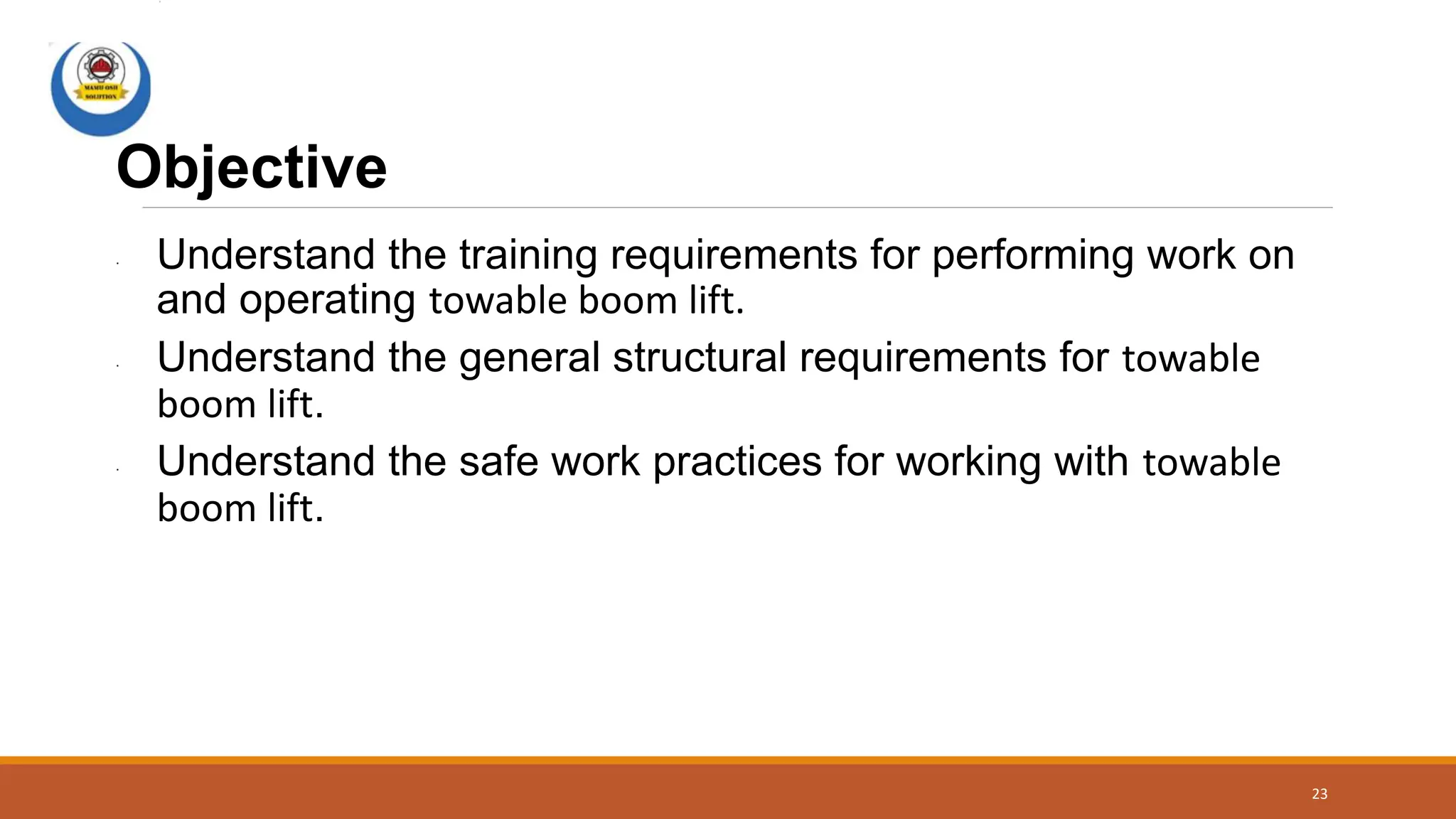 TOWABLE BOOM LIFT TRAINING SLIDE IN POWERPOINT.pptx