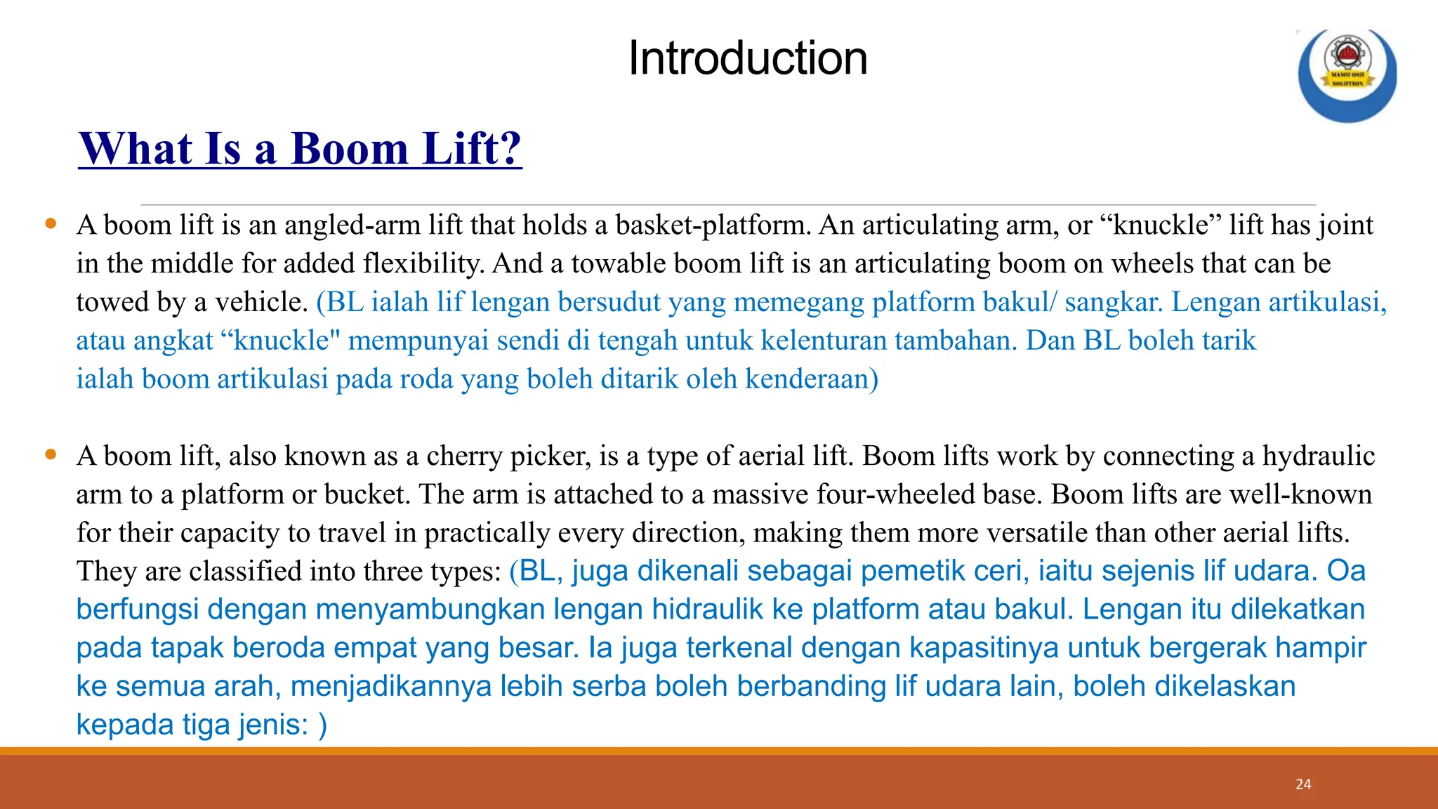 TOWABLE BOOM LIFT TRAINING SLIDE IN POWERPOINT.pptx