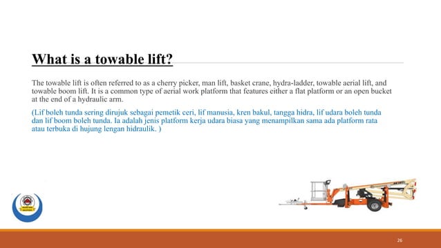 TOWABLE BOOM LIFT TRAINING SLIDE IN POWERPOINT.pptx