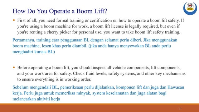 TOWABLE BOOM LIFT TRAINING SLIDE IN POWERPOINT.pptx