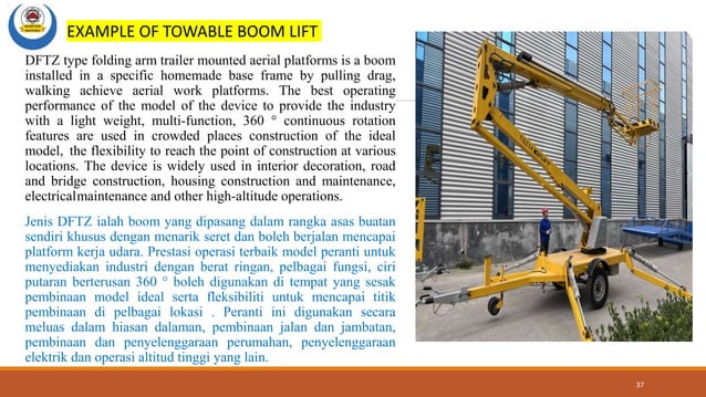 TOWABLE BOOM LIFT TRAINING SLIDE IN POWERPOINT.pptx