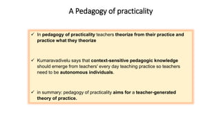 Toward a post method pedagogy | PPTX