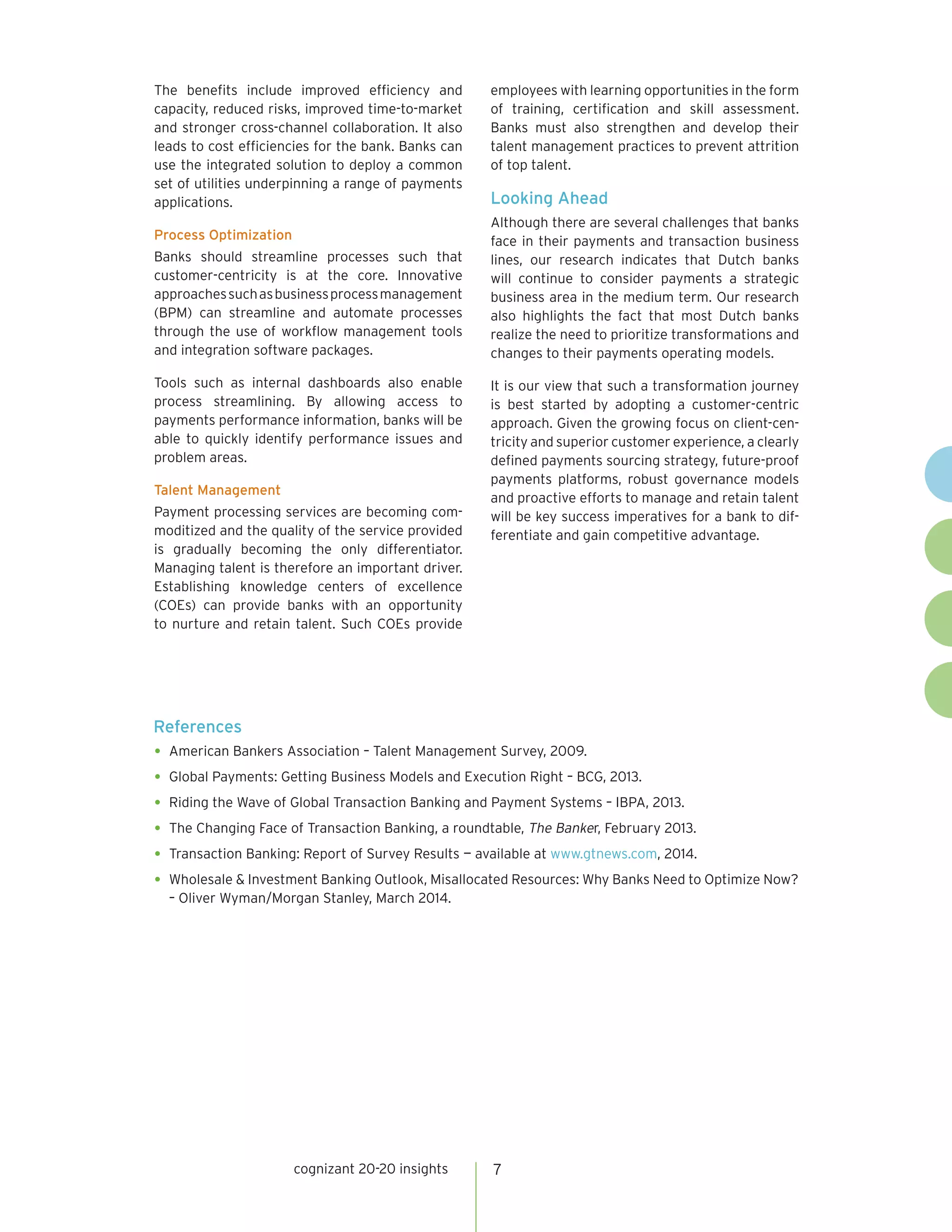 Toward Customer-centric Payments Operating Models | PDF