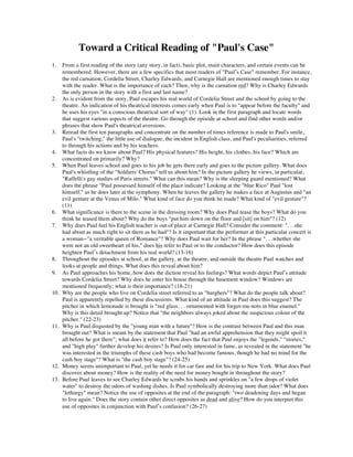 Toward a critical reading of paul's case | PDF