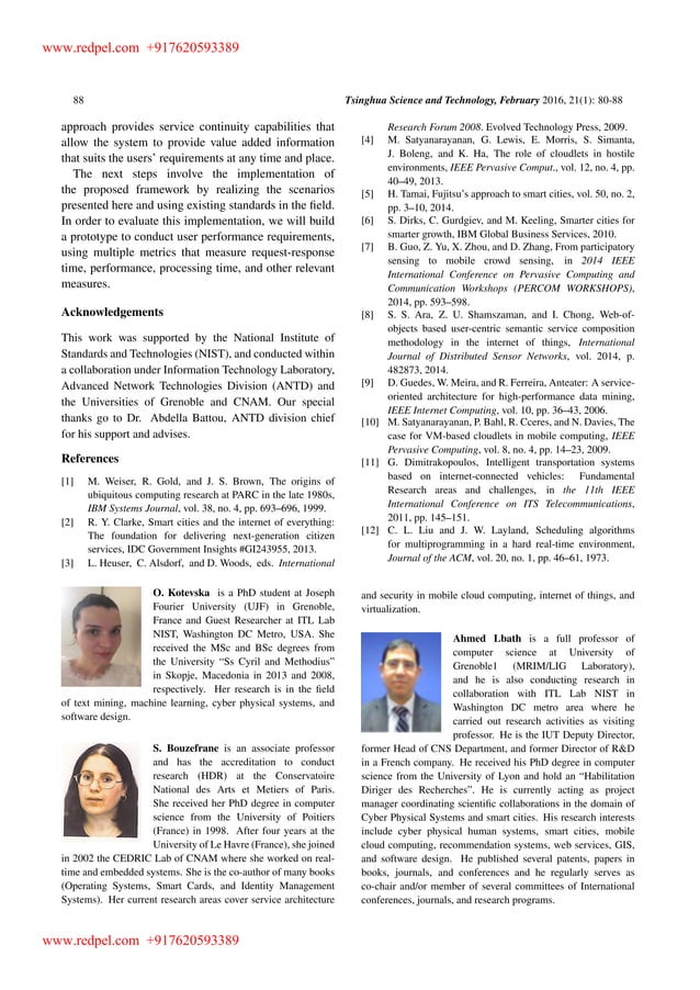 Toward A Real Time Framework In Cloudlet Based Architecture Pdf 0788