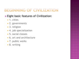 Toward civilization | PPT