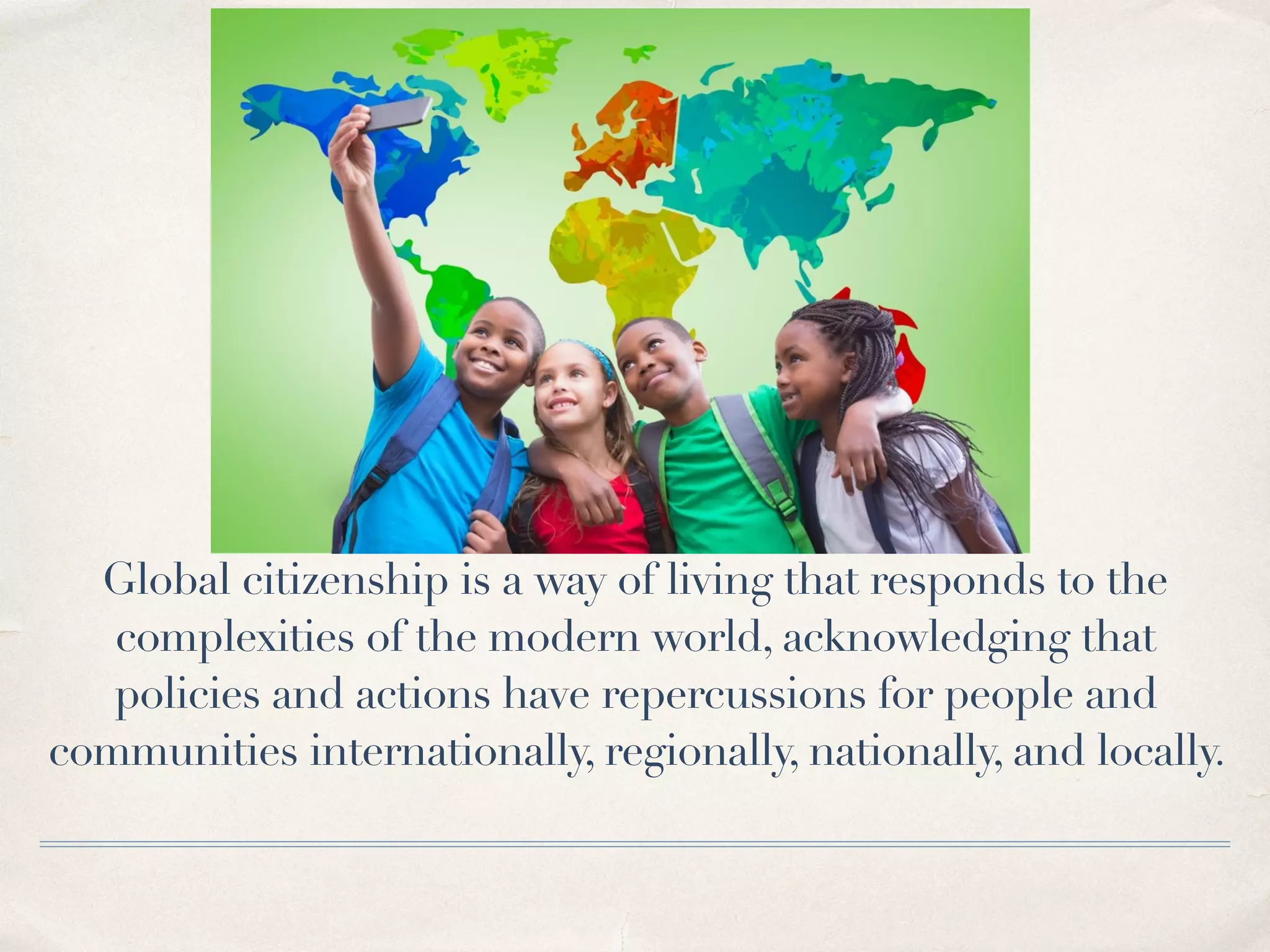 Toward Global Citizenship and Sustainability | PDF