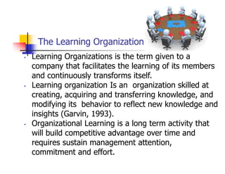 Toward a learning organization | PPT